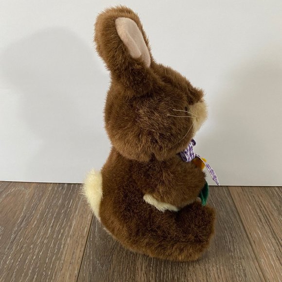 Commonwealth | Toys | Vintage Commonwealth Bunny Rabbit Plush Bow Flower | Poshmark